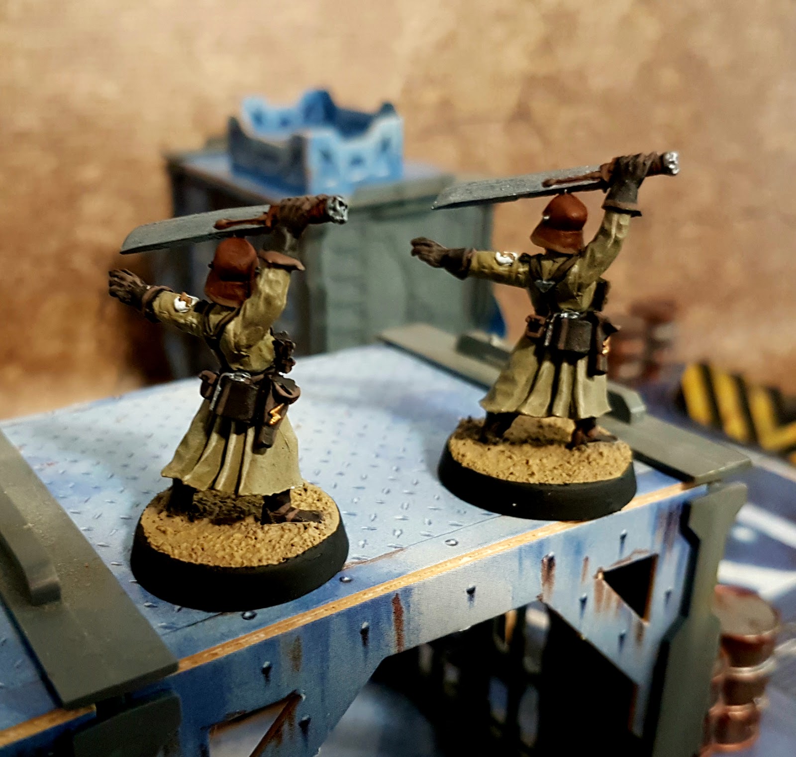 Imperial Guard Steel Legion Lieutenant 2 - Jade Gaming News