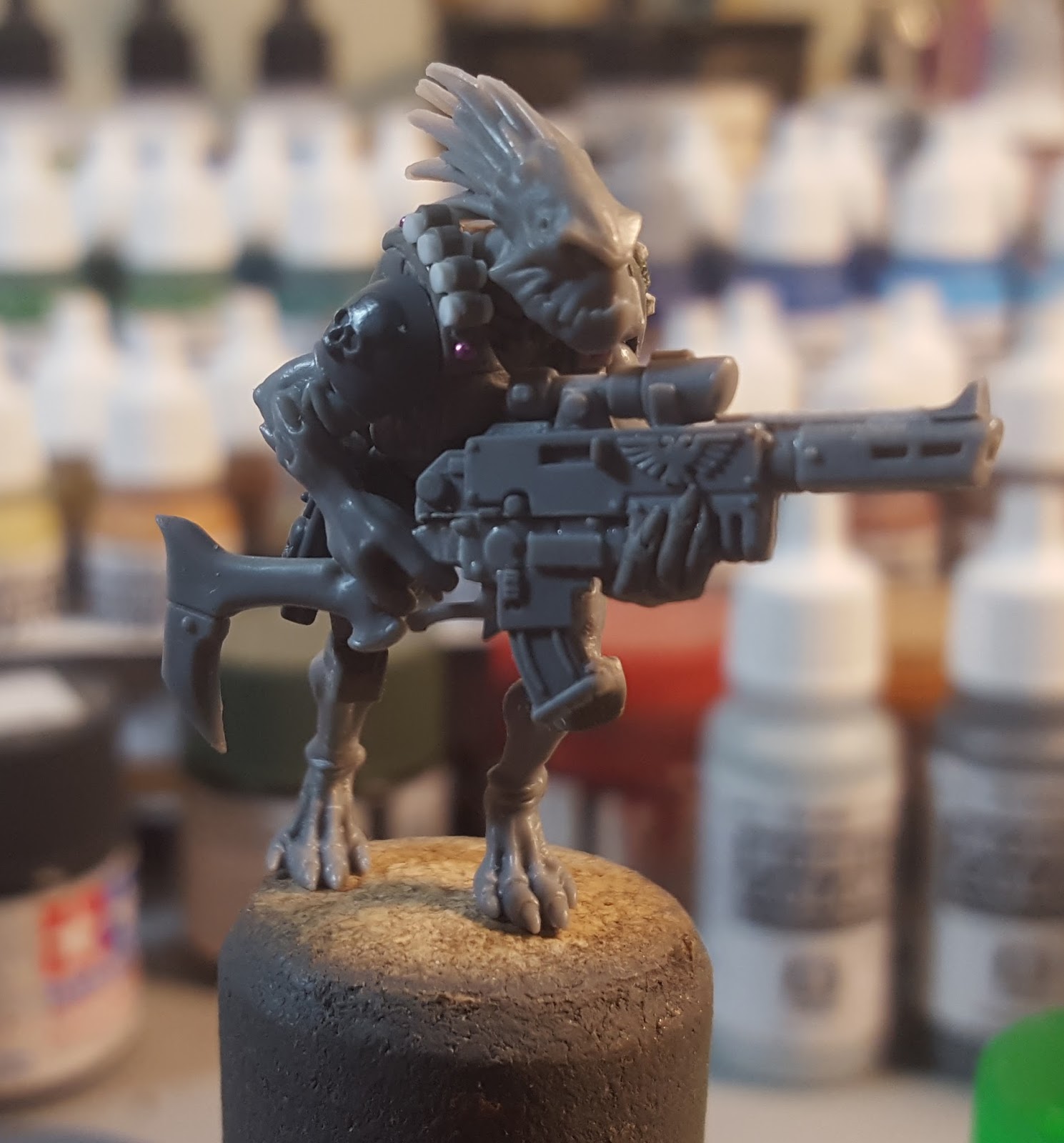 White Tanks Hobbies: WIP - Kroot Mercenary