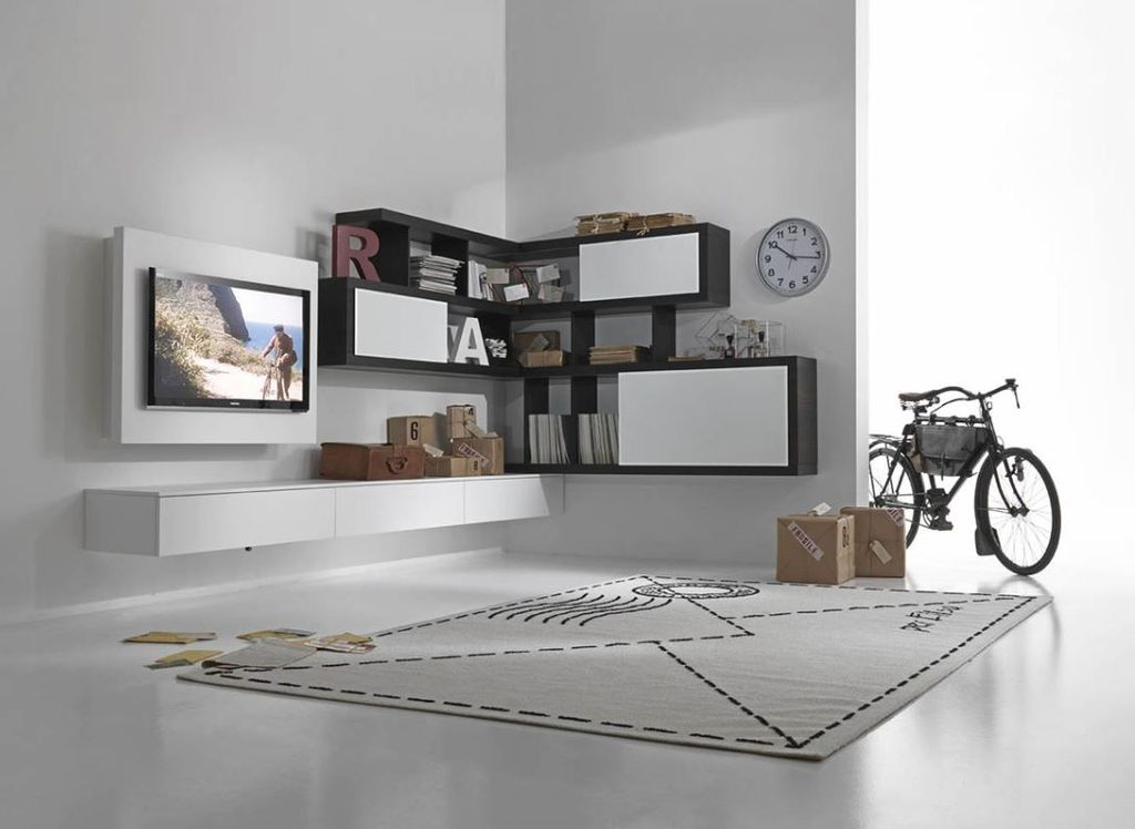 45+ Amazing Wall Storage Items For Your Contemporary Living Room - Home ...