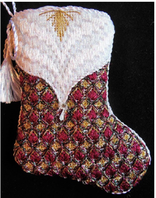 Brenda's Needlepoint Studio: Stocking Brocaded Elegance - Updated 2/26/21