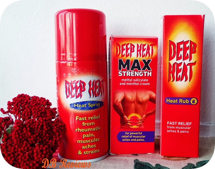 The Deep Heat Range - Effective and Fast Relief from Pain - DB Reviews ...