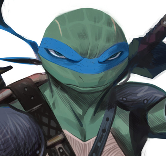 One Hit KO Comic Art: Teenage Mutant Ninja Turtles by Dan Mora