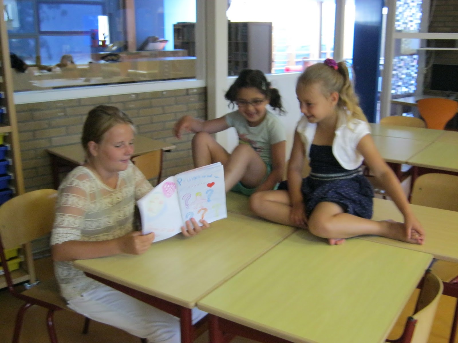 Groep 1 en 2 CBS Het Kompas in Vuren: Groep 7 leest zelfgemaakt ...