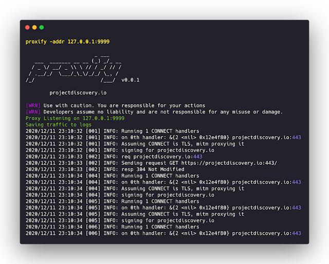 Proxify - Swiss Army Knife Proxy Tool For HTTP/HTTPS Traffic Capture ...