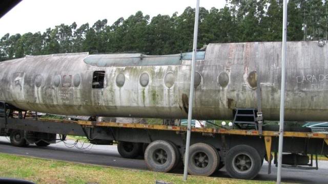 Avioes Abandonados Brasil: F 27 PT-LAF O Sobrevivente