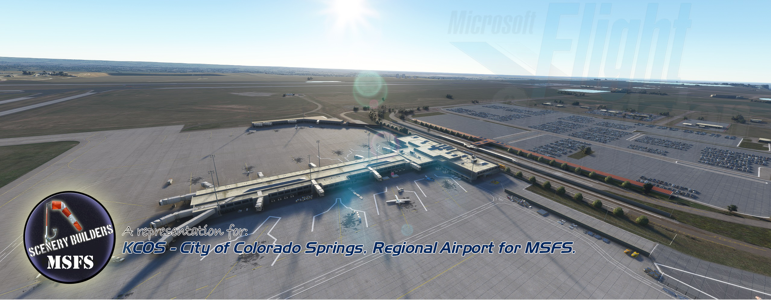 FSX, P3D, MSFS scenerybuilders.: KCOS - City of Colorado Springs ...