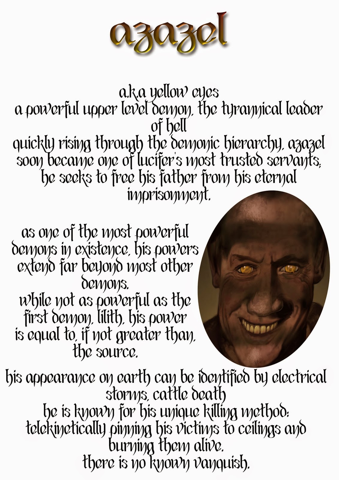 Book Of Shadows Pages Azazel