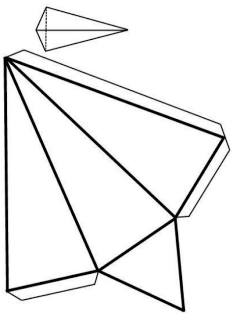 Matemáticas 3º primaria: PIRÁMIDE TRIANGULAR