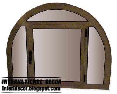 New Aluminum windows frames systems interior designs