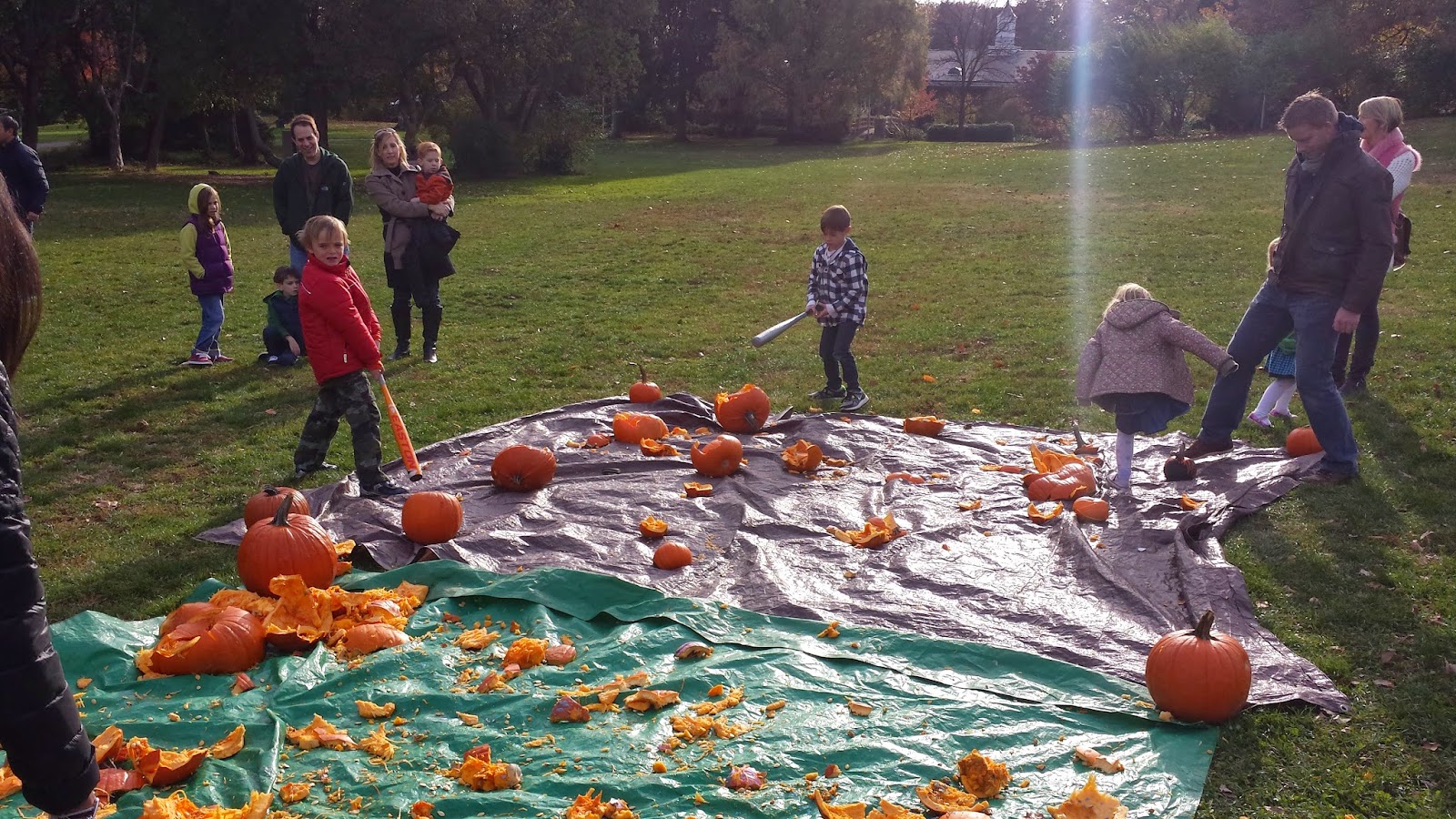 Maplewoodian.com: PUMPKIN SMASH TODAY IN MEMORIAL PARK