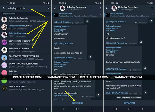 Cara Main RP di Telegram - Brankaspedia - Blog tutorial dan tips