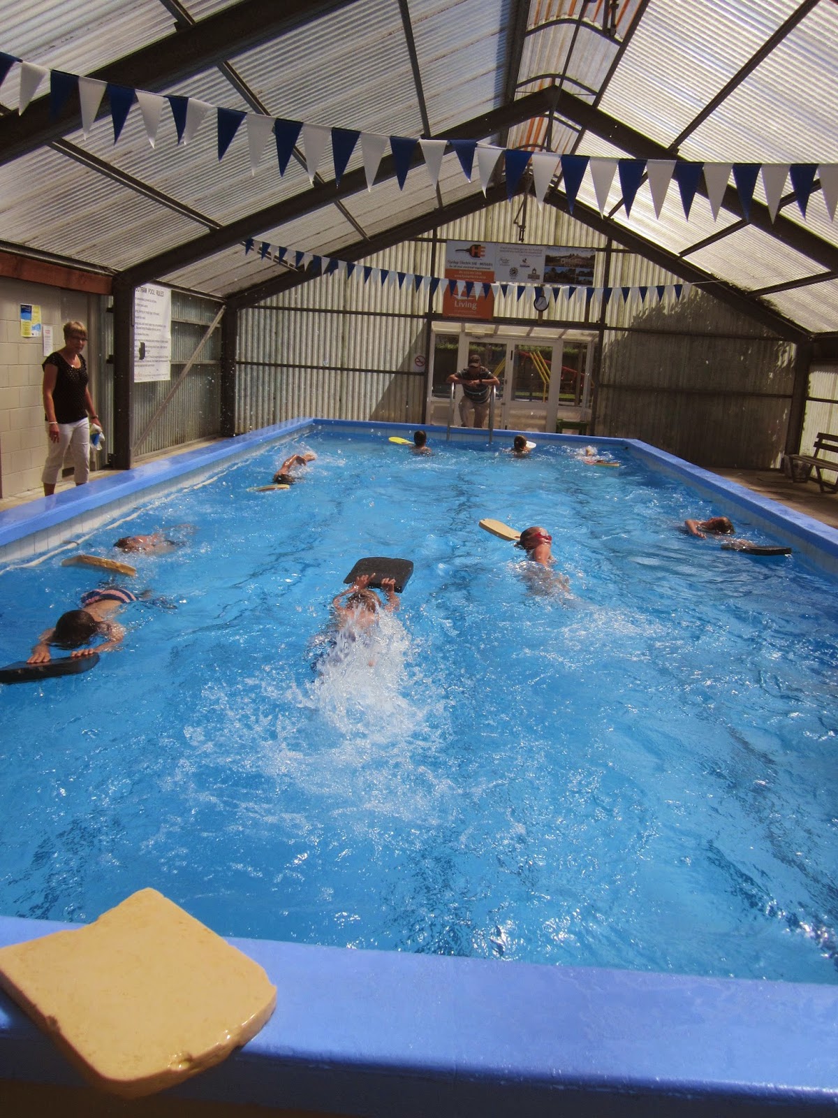 Room 9 you shine all the time: We love our school swimming pool