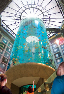 Architecture20: Elevator with amazing aquarium in Germany