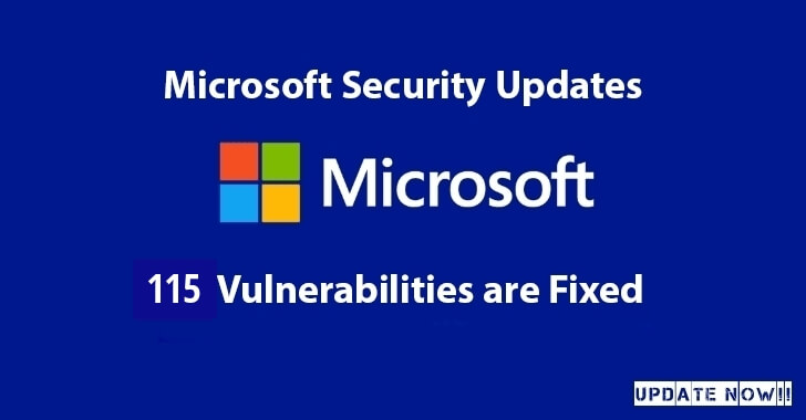 Microsoft Released a Security Update With Patch for 115 Vulnerabilities