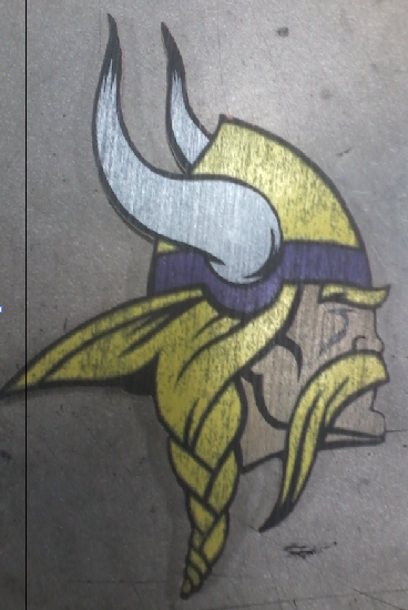 Spray-Paint Porfolio: Viking Stencil