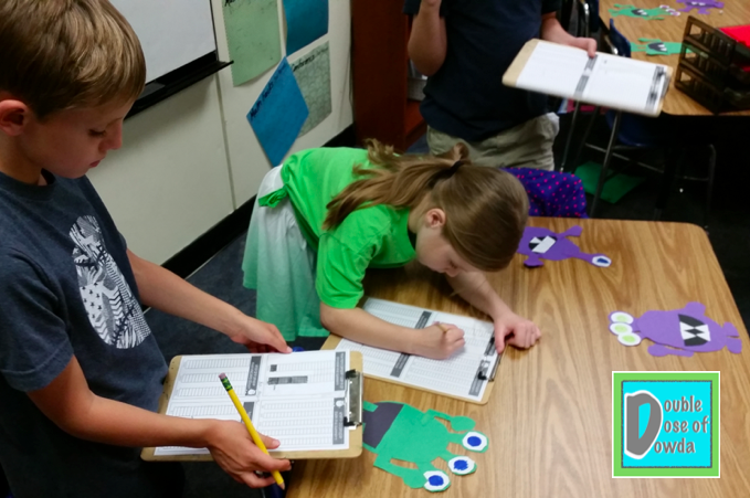 Back to School Monster Glyph | A Double Dose of Dowda | Teaching Resources