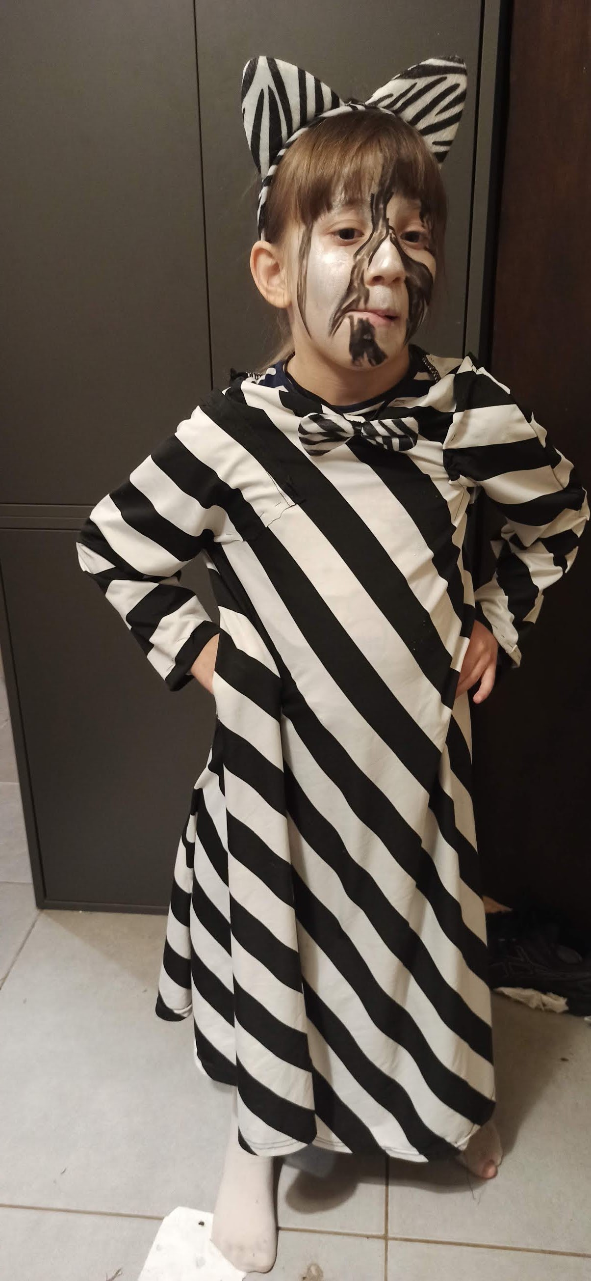 Making a Quick (and Very Imperfect) Zebra Costume For My Daughter ...