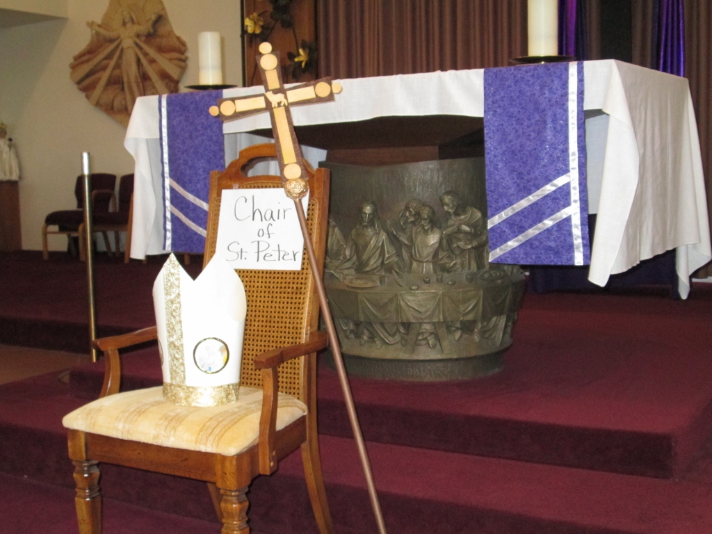 Sierra Vista Sister-Franciscan: Feast of the Chair of St. Peter