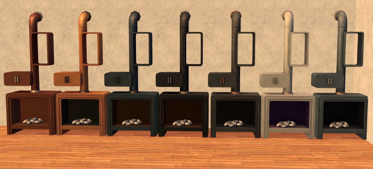 TheNinthWaveSims: The Sims 2 - TS4 Eco Lifestyle Fireplace For The Sims 2