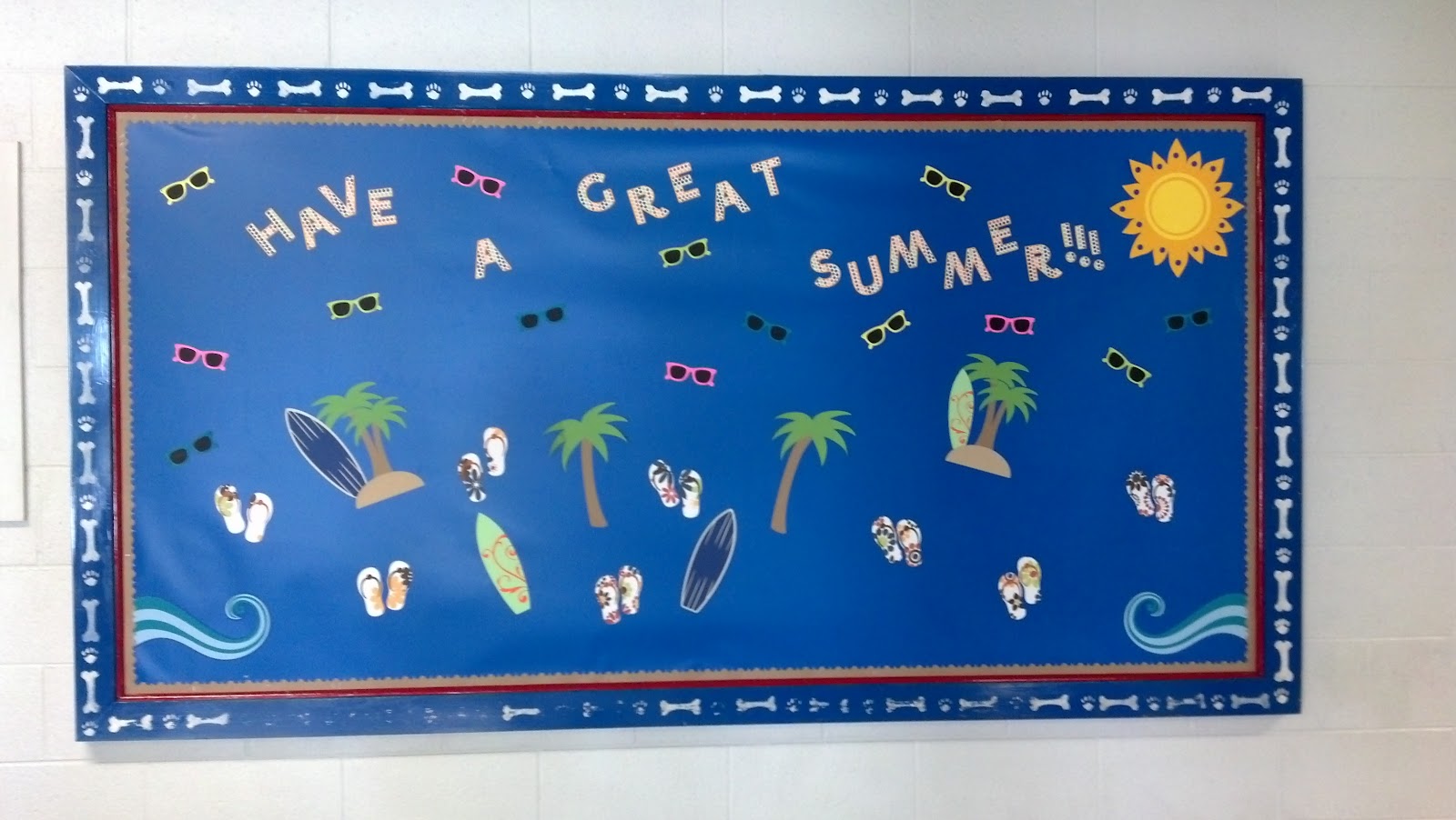 Sueboo's Creations: "Have a Great Summer!!!" Bulletin Board