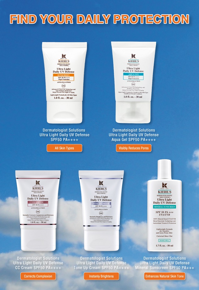 mylifestylenews: KIEHL'S Presents Sunscreen Formulas For Your Daily ...