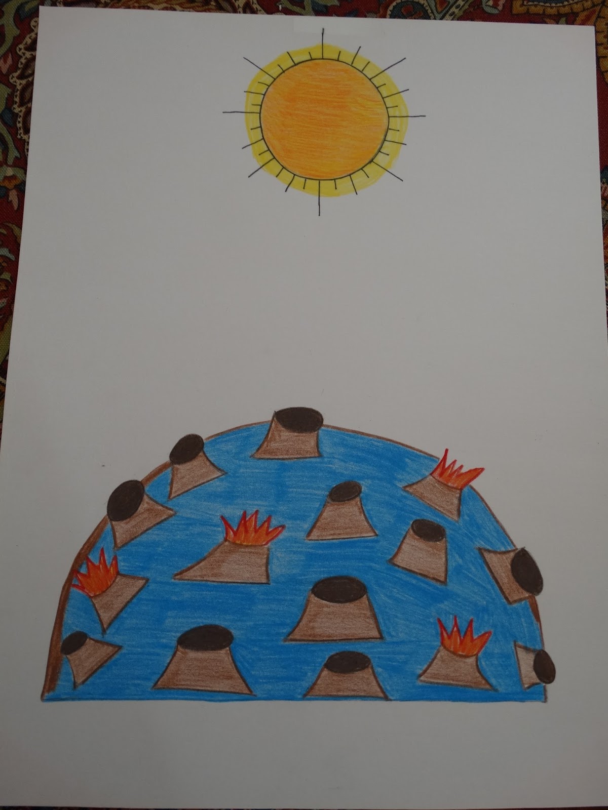 The Joys of Montessori Homeschooling: Great Lesson #1 - God with No Hands