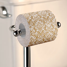 Trés Chic: Decorated Toilet Paper