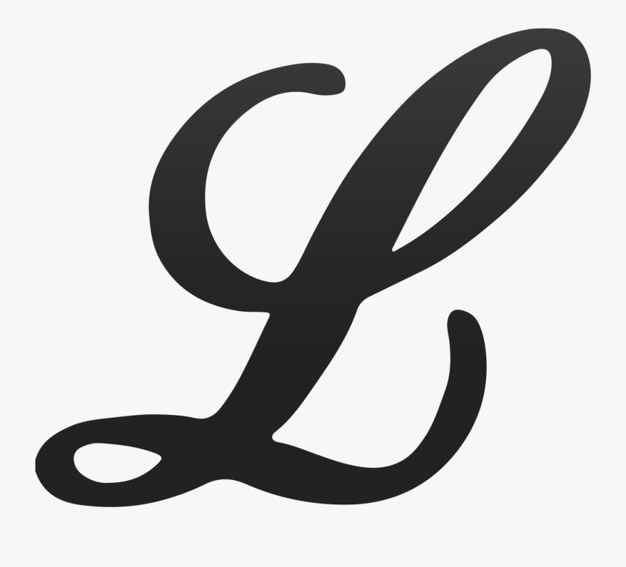 Cursive Bubble Letters L - Birthday Letter