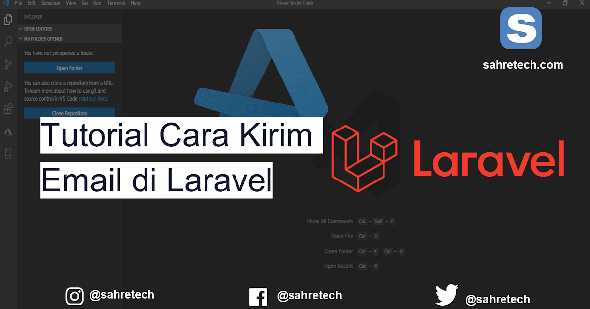 Tutorial Cara Kirim Email di Laravel - Sahretech
