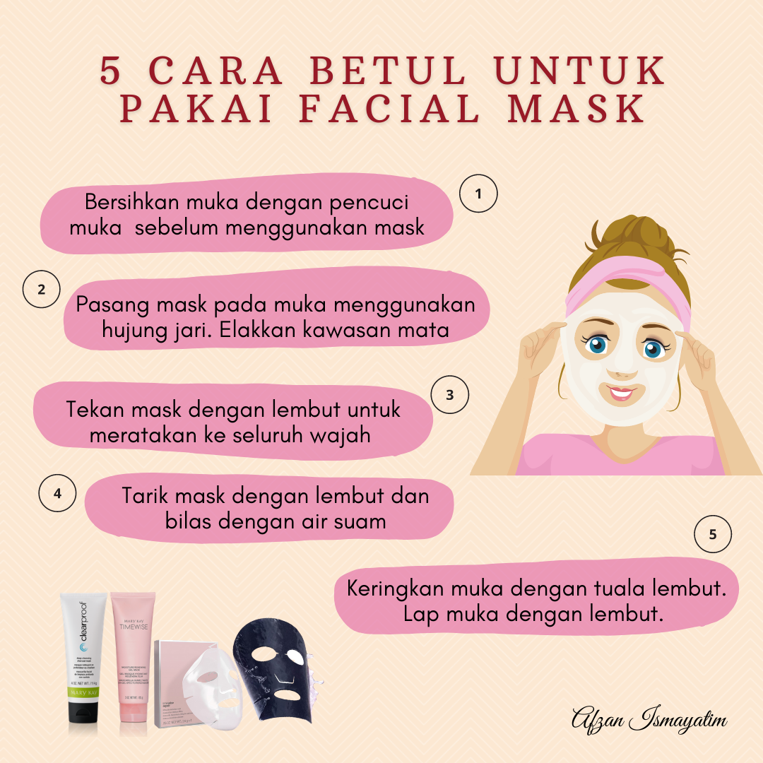 5 Cara Betul Pakai Facial Mask. Jom Baca Ni! ~ Travel and Living ...