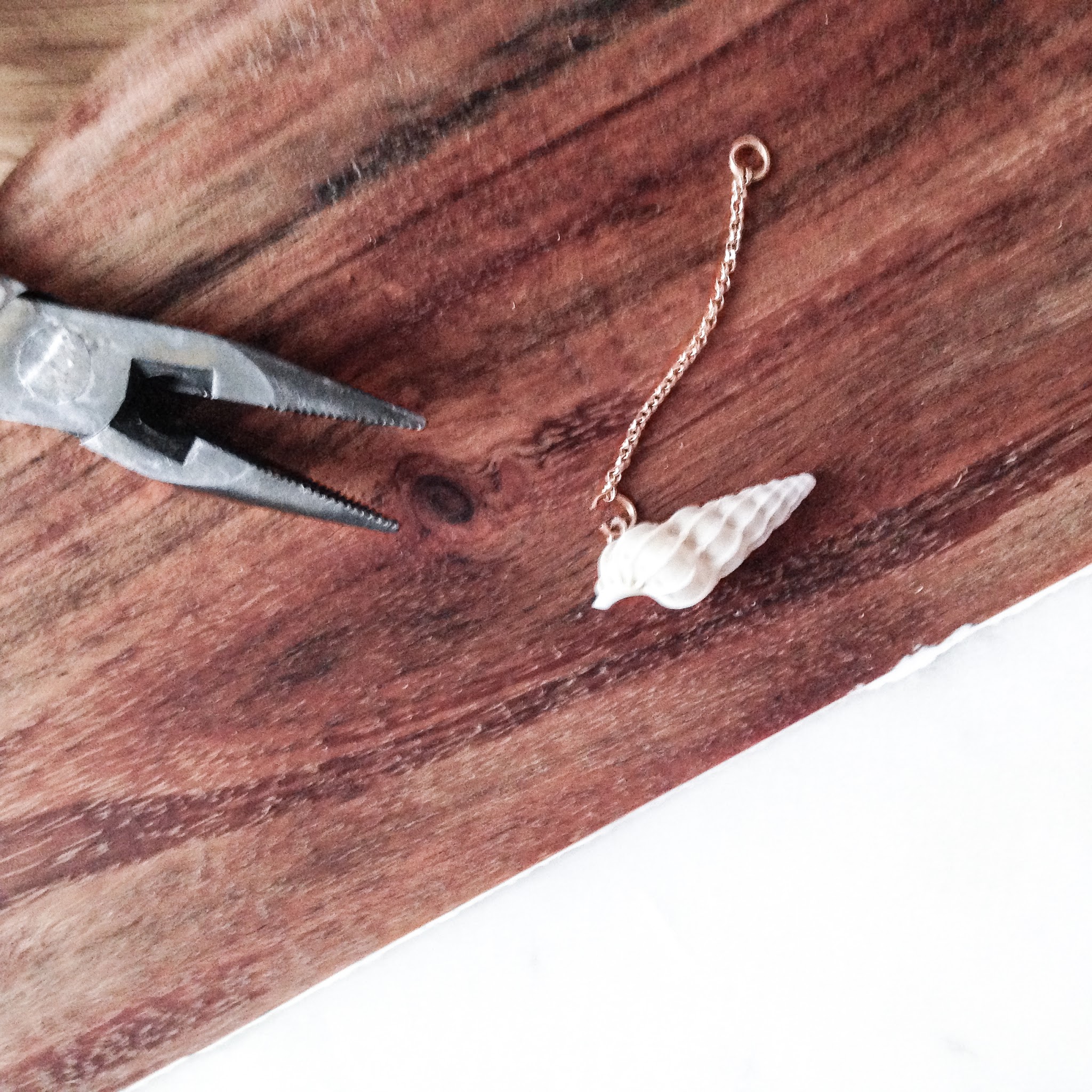 MAXCE: DIY: trendy seashell necklace