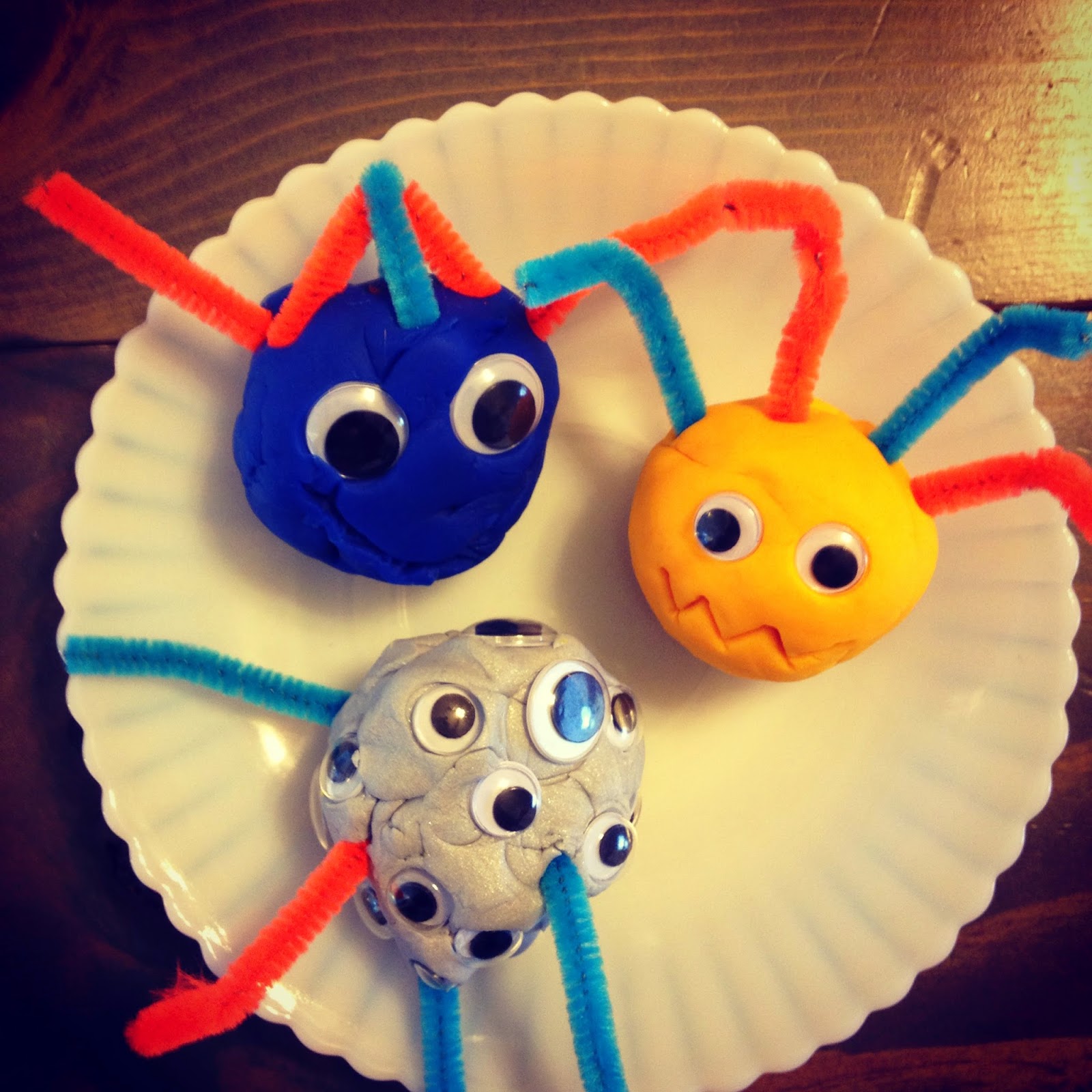 Be Brave, Keep Going: Silly Playdough Faces