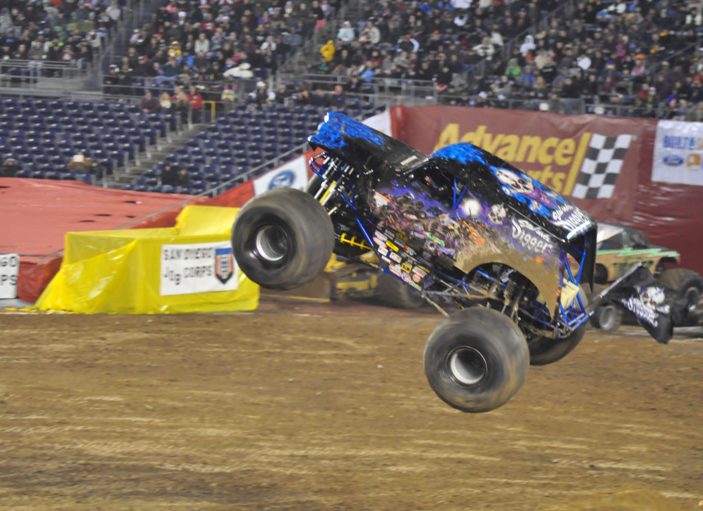 JustaCarGal: Monster Jam 2012, Freestyle Son of a Digger