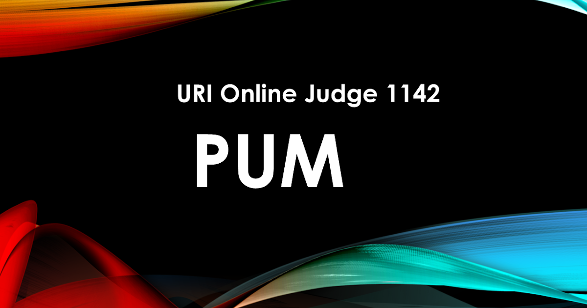 Uri Online Judge Solution