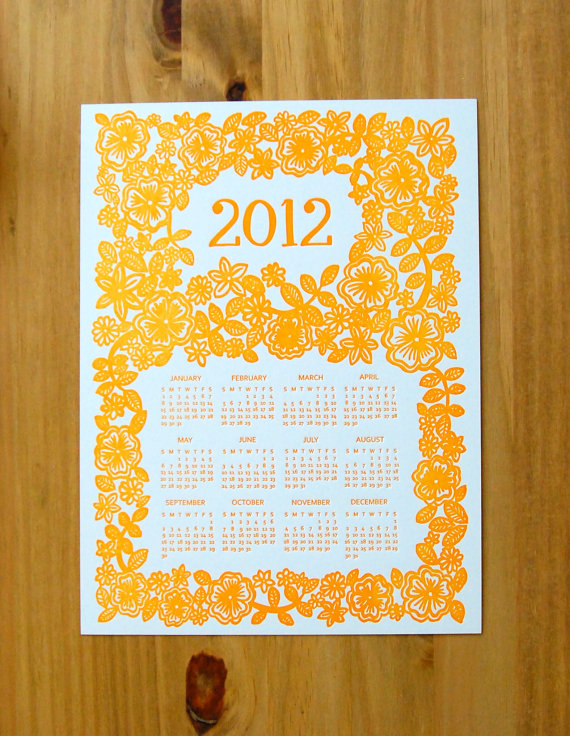 A Designer's Nest: { 2012 calendar round-up }