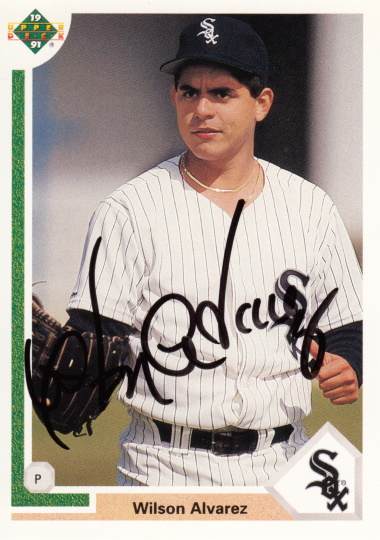Daily Autograph: Wilson Alvarez