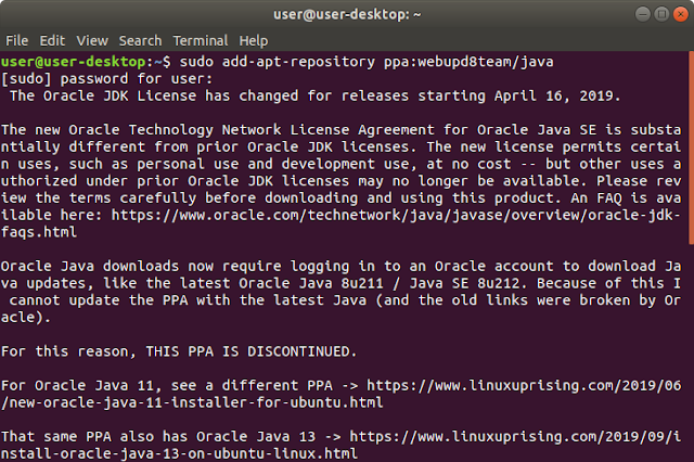 Cara Install Oracle Java 8 9 Di Ubuntu 16 04 And Linux