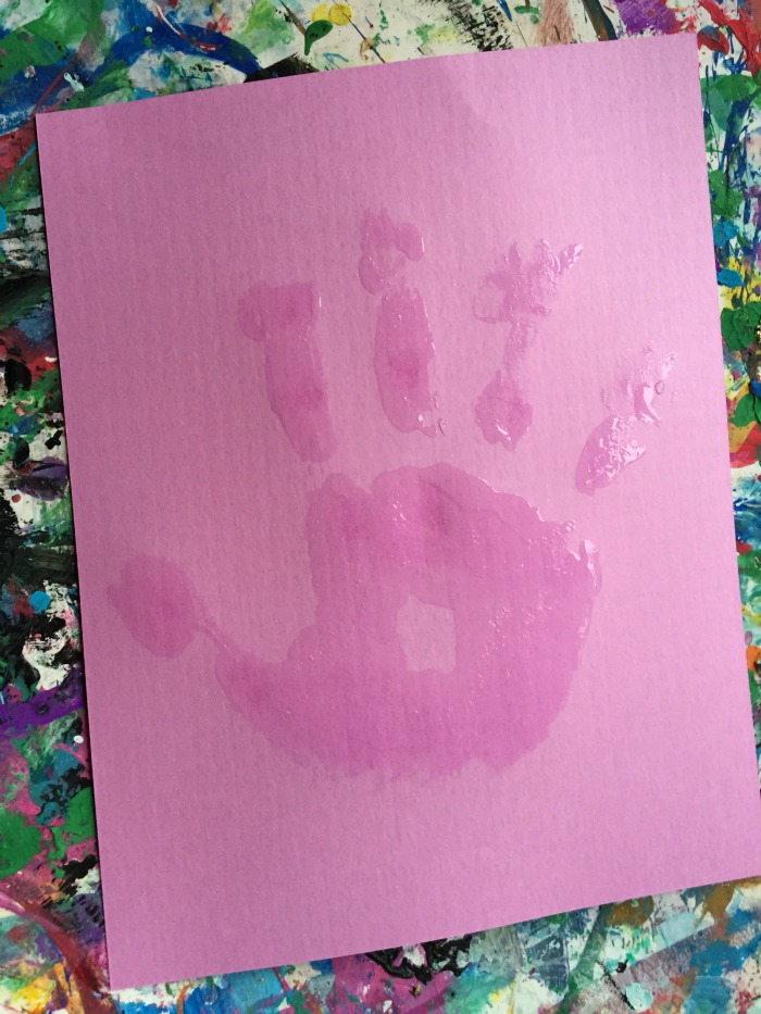 Mini Monets and Mommies: Glitter Handprint Art for Kids