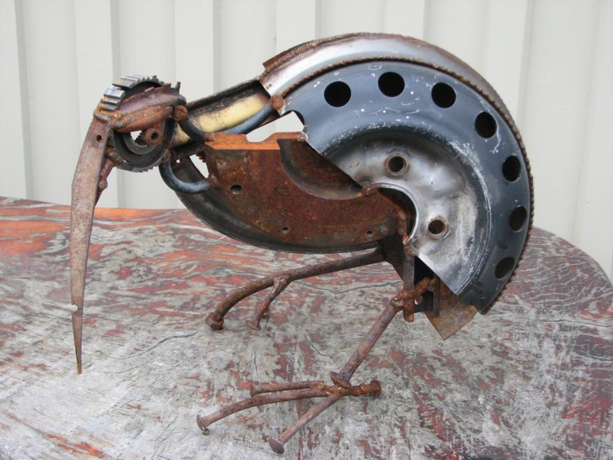 How to Recycle: Metal Scrap Animal Sculptures