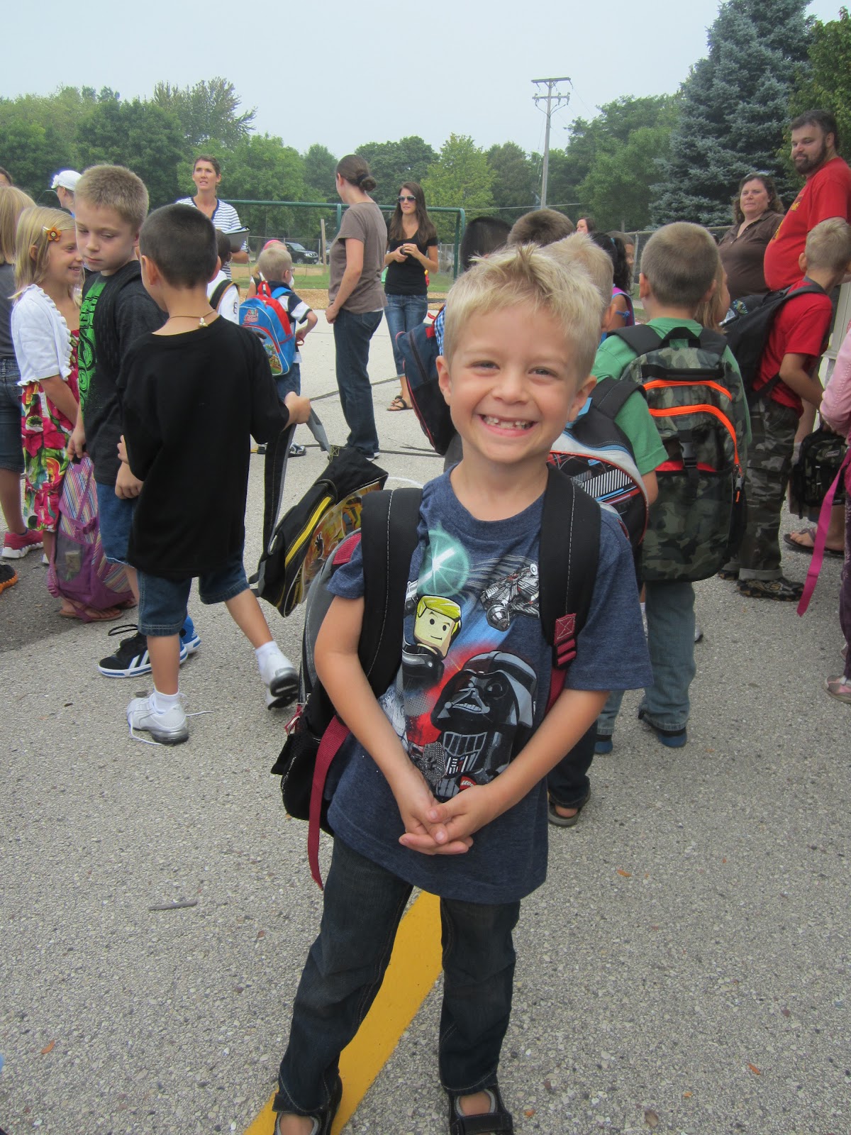 Miller Moments: first day of school-1st grade edition