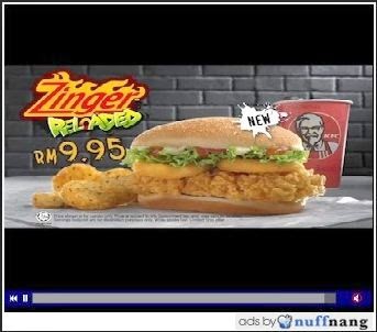 KFC Zinger Reloaded Video
