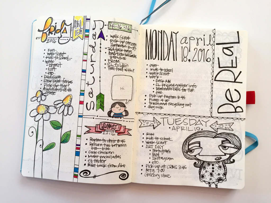 T. Matthews Fine Art: Bullet Journal - Pages 1-7