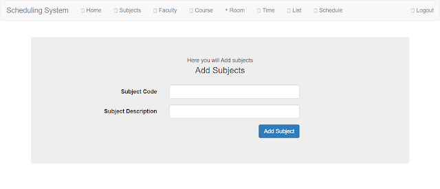 Student Scheduling System in PHP MySQL with Source Code | Free Download