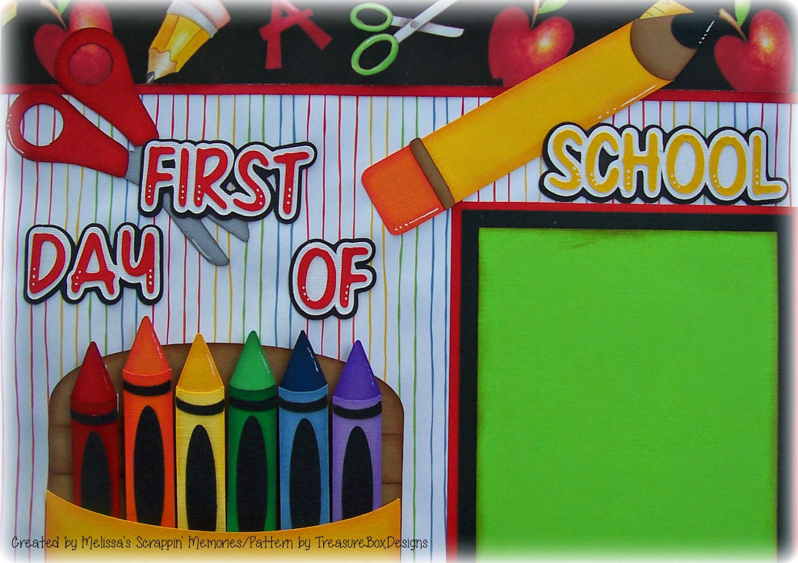 Melissa's Scrappin' Memories: First Day of School
