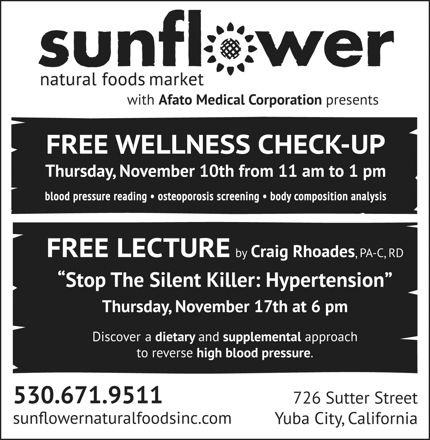 different by design: sunflower natural foods market-advertisments
