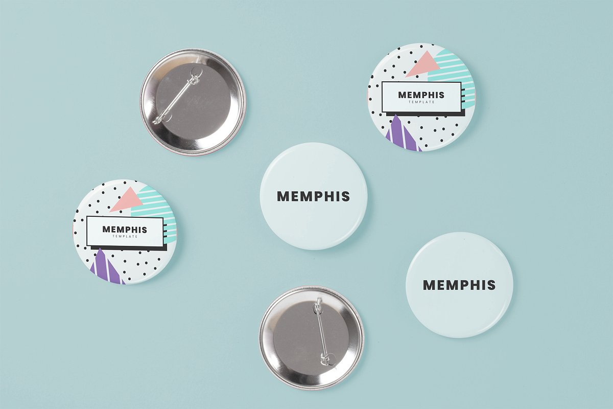 160+ Best Pin Button Badge Mockup Templates | Free & Premium