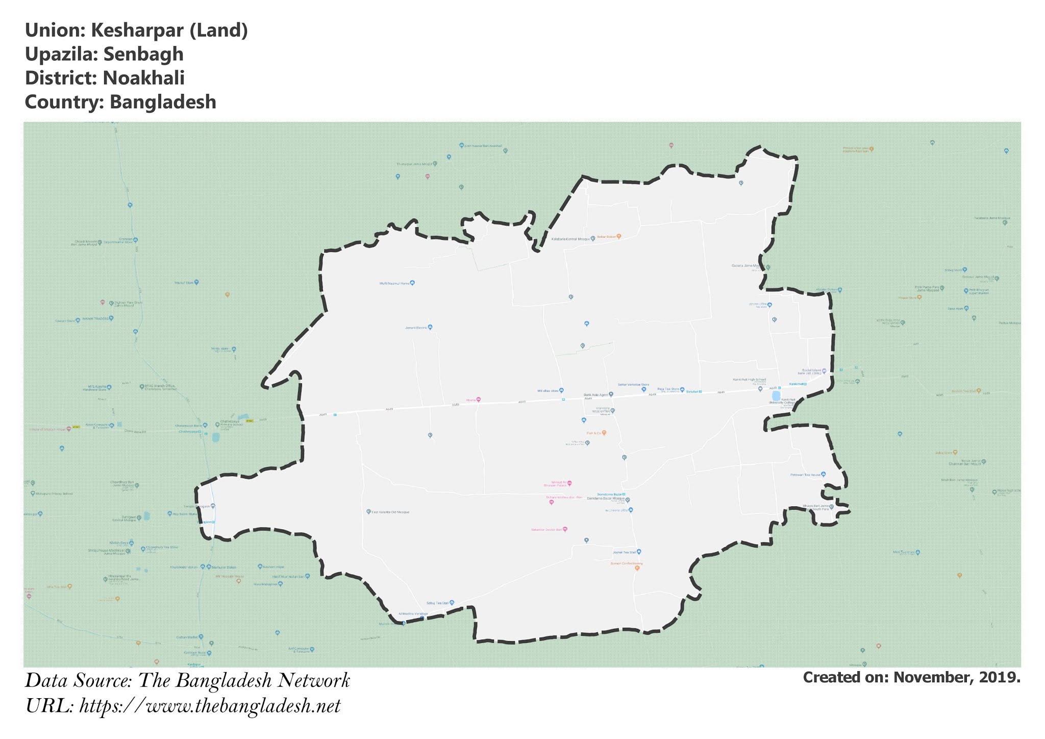 Kesharpar Union, Noakhali