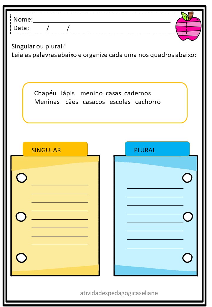 singular /plural
