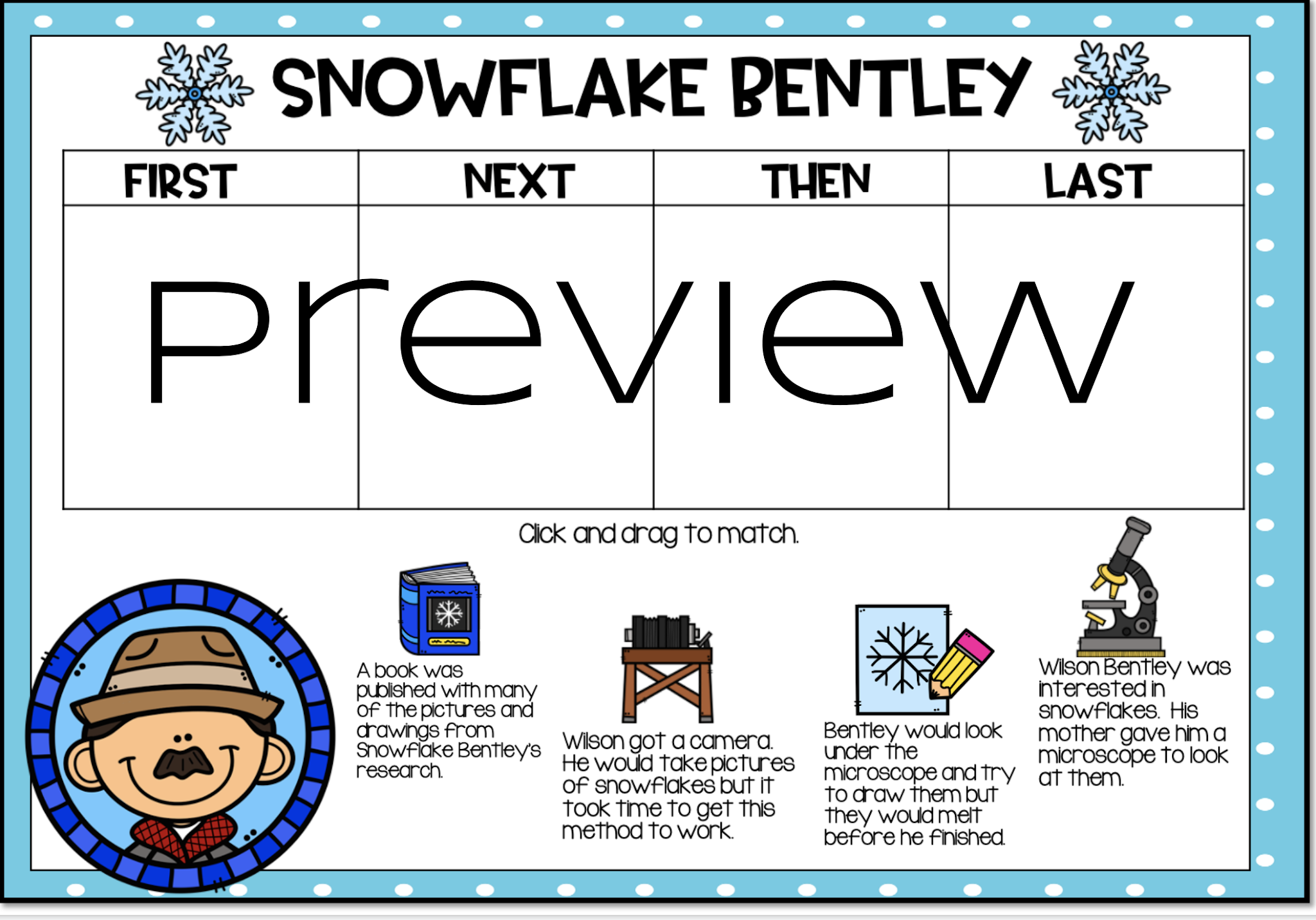 1st Grade Hip Hip Hooray!: Snowflakes...Informational Text ...Snowflake ...