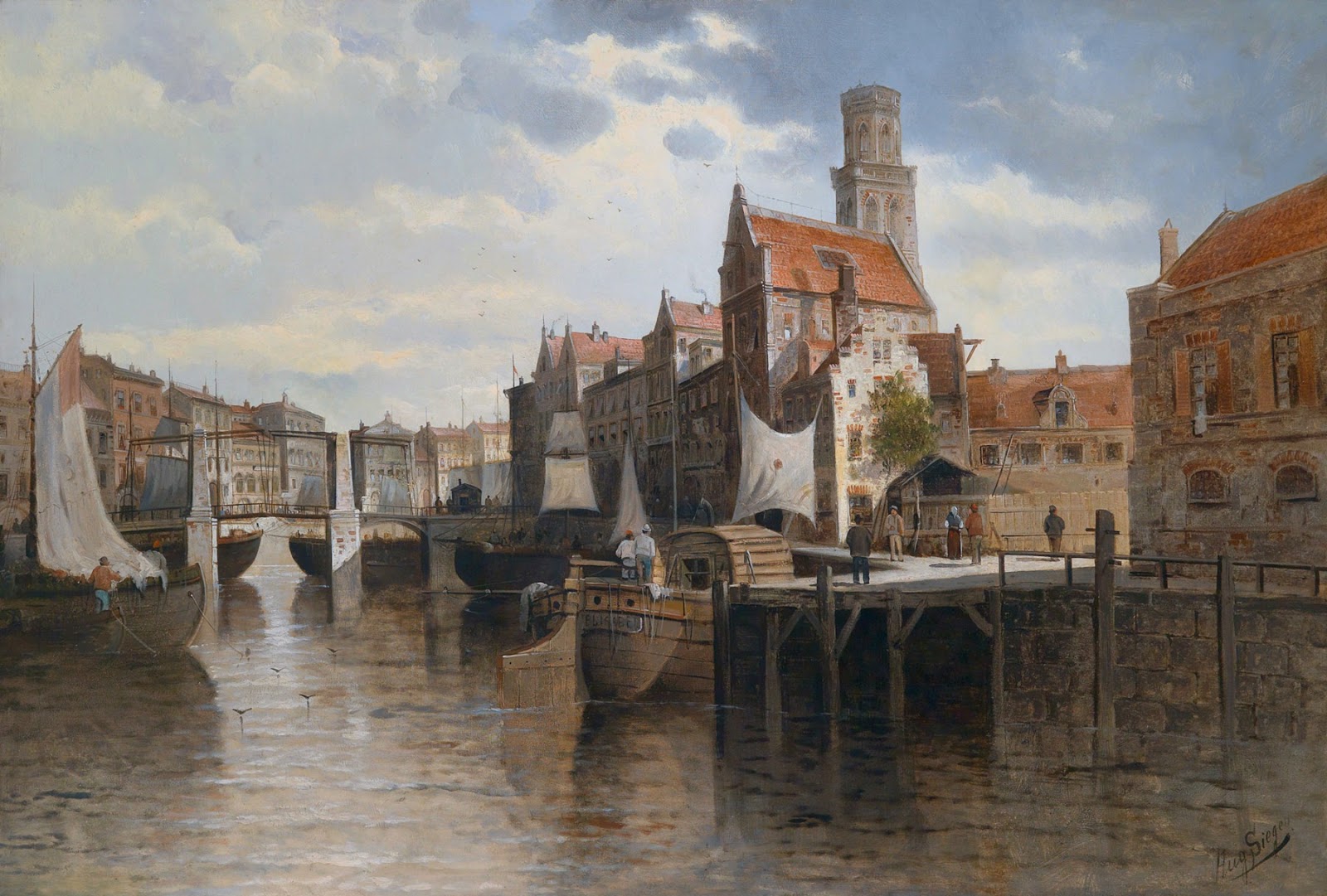 August von Siegen (German painter, 1850-1910) | Tutt'Art@ | Pittura ...